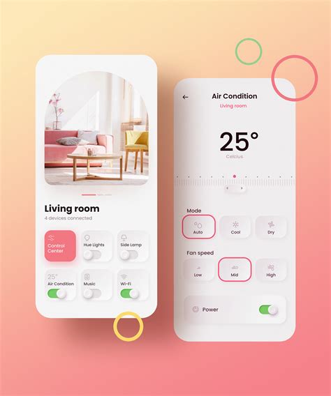 Smart Home Mobile App UI On Behance