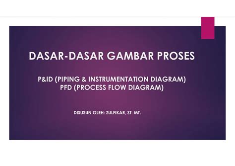 P10 Dasar Dasar Gambar PID Piping Instrumentation Diagram Pdf