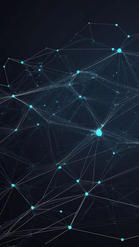 Abstract Technology Background Network Connection Big Data Visualization Premium Ai Generated