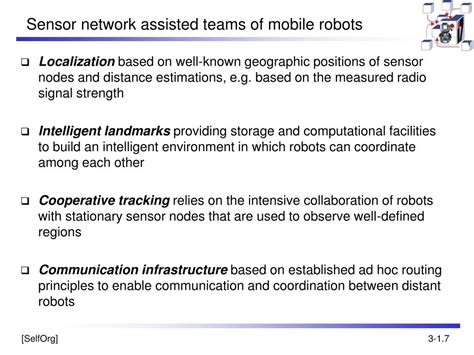 Ppt Self Organization In Autonomous Sensoractuator Networks Selforg Powerpoint Presentation