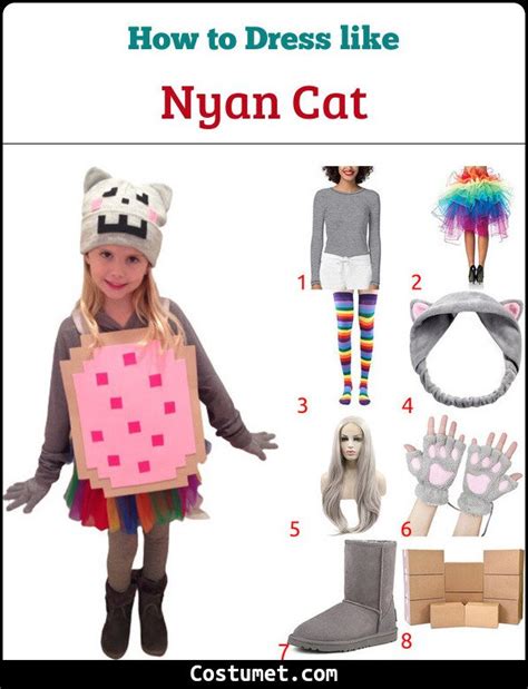 Nyan Cat Costume For Cosplay And Halloween 2023 Nyan Cat Costume Cat