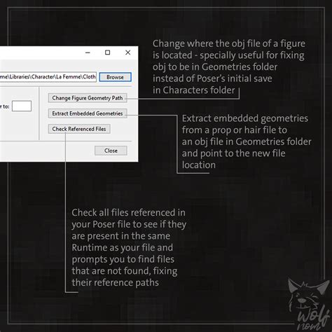 fix a file script for poser 12 poser python scripts wolfnom