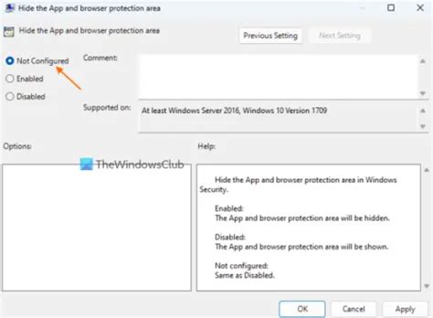 App And Browser Control Missing