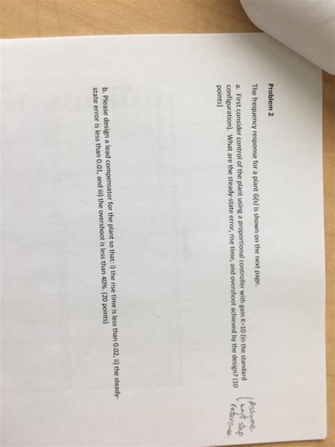 Solved Problem A Feedback Control System Is Shown Below Chegg