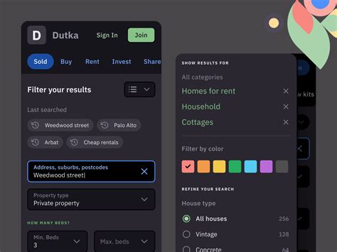 Mobile Filters Dark S Figma UI Kit By Roman Kamushken On Dribbble
