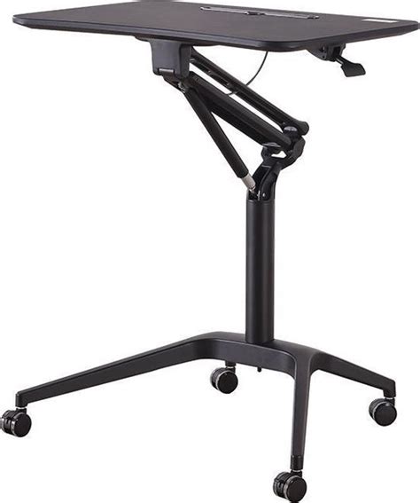 In Hoogte Verstelbaar Sta Bureau Laptoptafel Verrijdbaar Met Wielen Ook Geschikt Bol