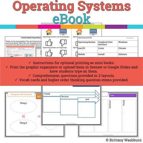 Operating Systems Basics Booklet Nonfiction Texts Booklet Program Printing