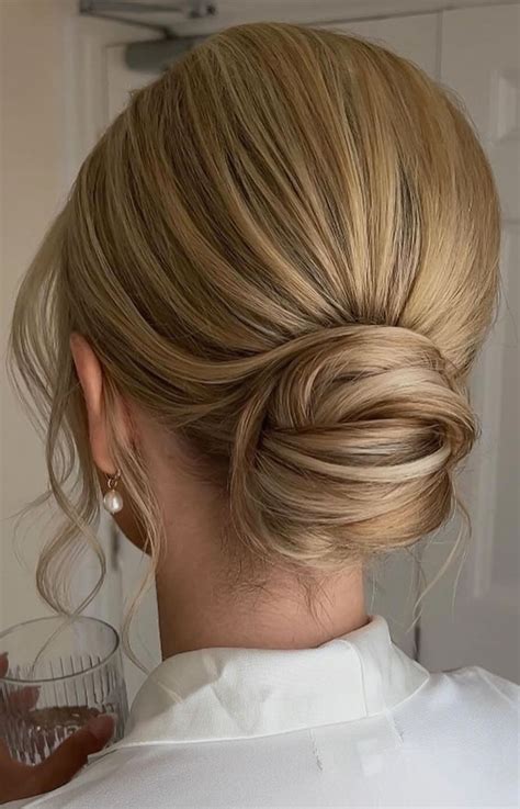 30 Hot And Trendy Updo Hairstyles Timeless Low Bun Beauty