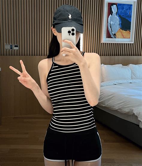 에이에이엠 [당일발송🚀] 홀터넥 단가라 래쉬가드 스윔팬츠 투피스 수영복 코디세트