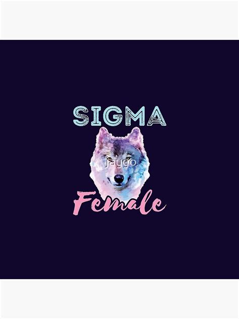 Sigma Female Loner Wolf Lone Funny Meme Pin For Sale By Jaygo Redbubble