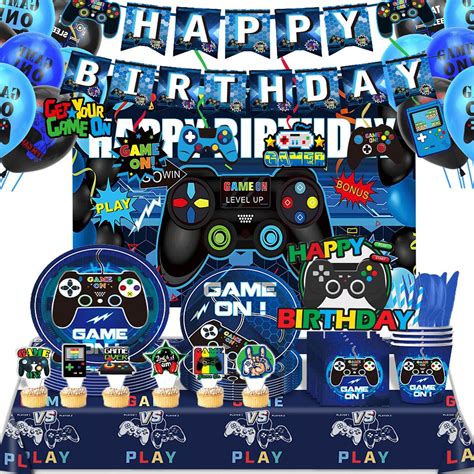 Video Game Themed Party Decorations Gamer Birthday Party