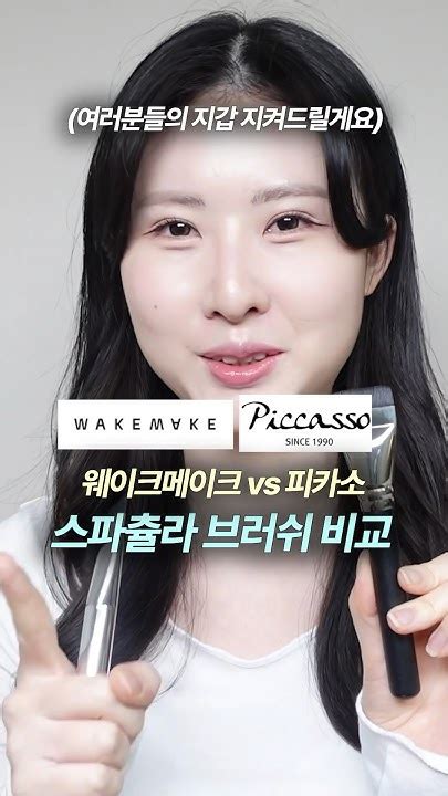 스파츌라 브러쉬 사기 전에 꼭 보세요🔥 피카소 Vs 웨이크메이크 스파츌라 브러쉬 솔직 비교 Youtube