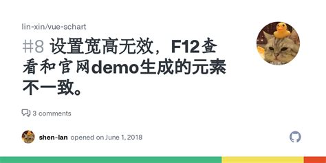 设置宽高无效，f12查看和官网demo生成的元素不一致。 · issue 8 · lin xin vue schart · github