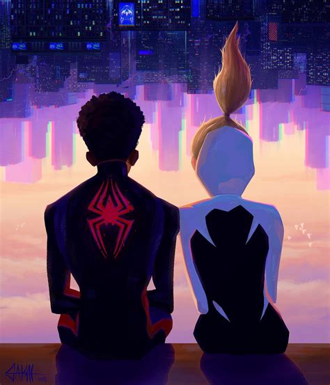 Miles Morales Miles Morales Человек паук Майлз Моралес Gwen