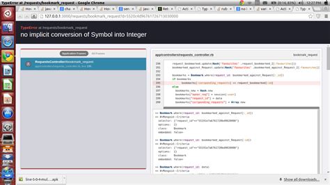 ruby rails no implicit conversion of symbol into integer rails