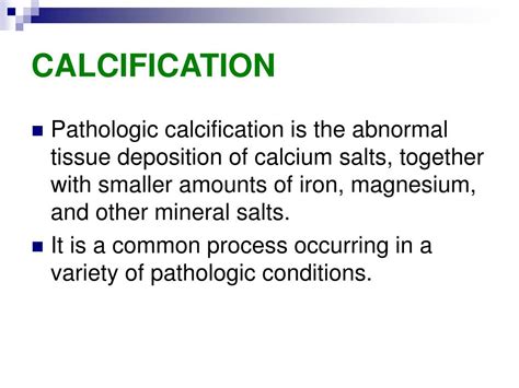 Ppt Pathologic Calcification Powerpoint Presentation Free Download