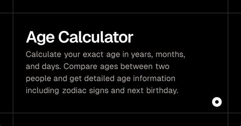 Age Calculator