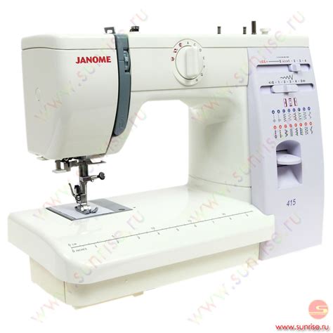 Электро-механическая швейная машина Janome 415 - Санрайз Липецк ...