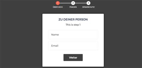 Multi Step HTML Forms W TWEAKS COM