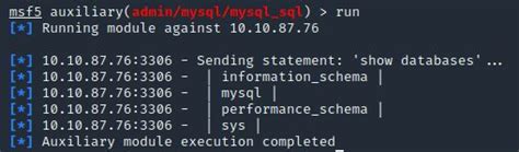 TryHackMe Enumerating And Exploiting MySQL Andickinson Github Io