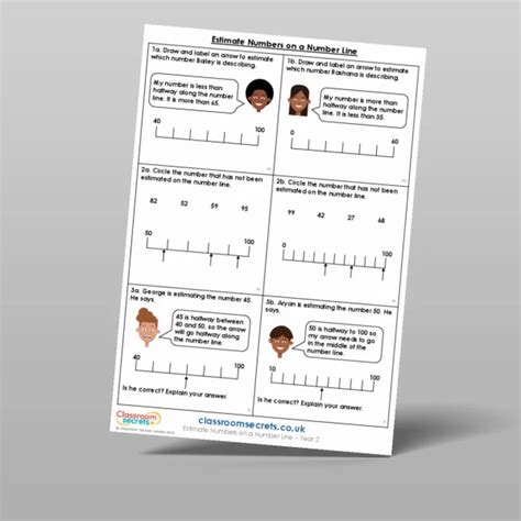 Year 2 Estimate Numbers On A Number Line Reasoning And Problem Solving Resource Classroom Secrets