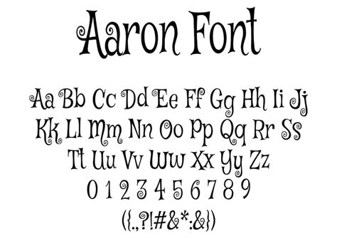 Aaron Font Script Font Cursive Fonthandwritten Font Calligraphy