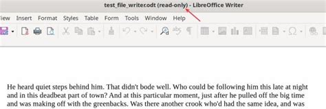 How To Make Read Only Documents In LibreOffice OpenOffice