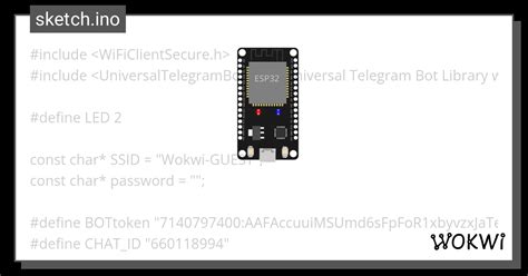 Telegram Bot Copy Wokwi Esp32 Stm32 Arduino Simulator