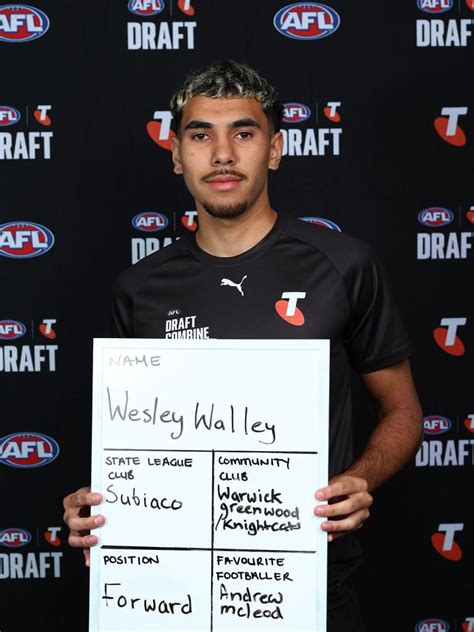 Afl Draft Eagles Eye Nga Prospect Wes Walley For Rookie Spot The
