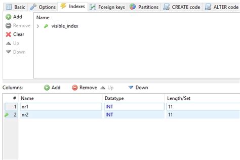 Indexes With Comments Are Ignored Issue HeidiSQL HeidiSQL GitHub