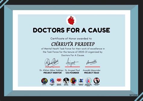 Dr Charuta Pradeep On Linkedin Completed A Term With Doctors For A