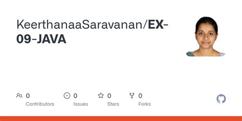 Github Keerthanaasaravananex 09 Java