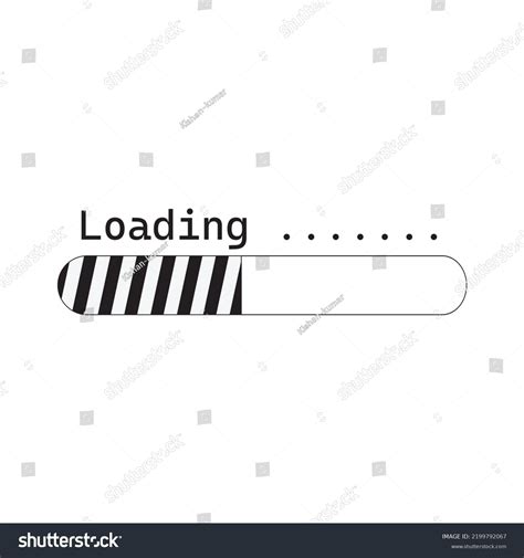 Loading Bar Vector Icon Lodaing Symbol Stock Vector Royalty Free 2199792067 Shutterstock