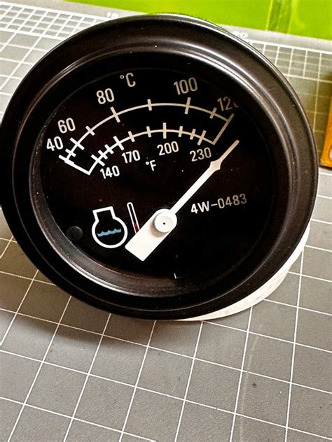 4w 0483 Indicator Assy Coolant Temp Mining And Industrial Surplus