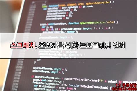 스크래치 초보자를 위한 프로그래밍 언어 네이버 블로그