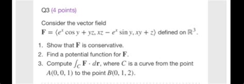 Vector Field Conservative