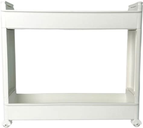 Полиця органайзер Motek двоярусна на колесах пластикова 49 5х14х45 см Su Sr 02 купити