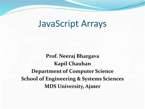 java script array pptx