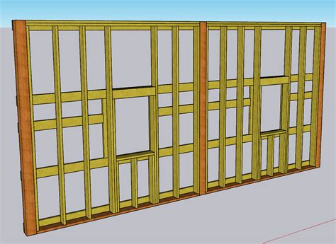 Exterior Wall Framing Layout Dl10 Abutment Detail Of New Timber