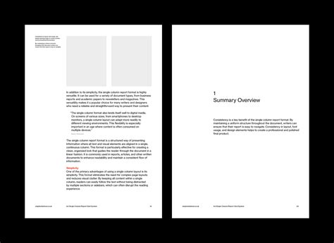 Stephen Kelman A4 Single Column Report Grid System For Indesign