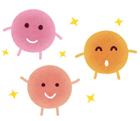 元気な善玉菌のイラスト かわいいフリー素材集 いらすとや