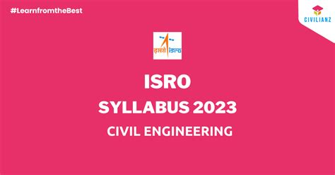 Isro Syllabus 2023