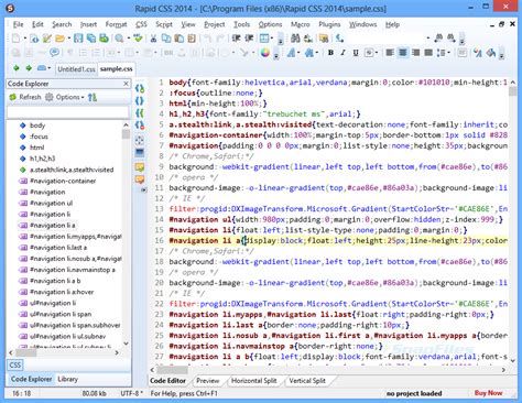 Rapid CSS Editor скачать для Windows на русском Rapid CSS Editor скачать для Windows на русском