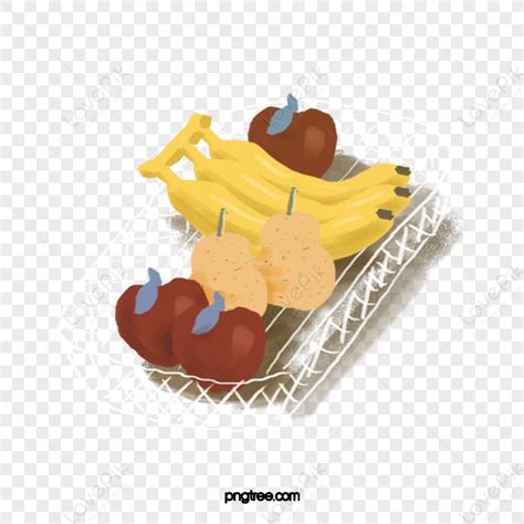 신선한 과일 일러스트 사과 바나나 배노랑붉은 사과 Png 일러스트 무료 다운로드 Lovepik