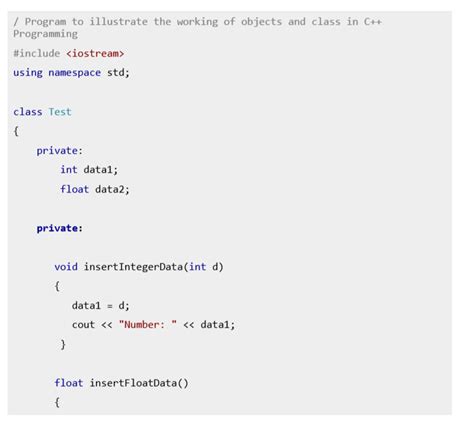 Solved Program To Illustrate The Working Of Objects And