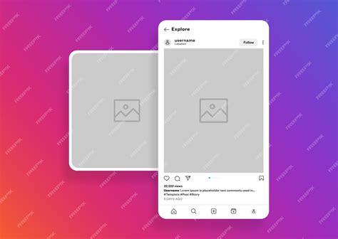 Psd Social Media Instagram Post Template Premium Psd