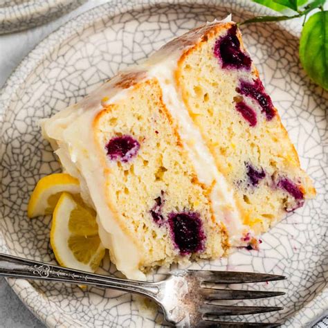 Bright And Moist Gluten Free Lemon Blueberry Cake Snixy Kitchen