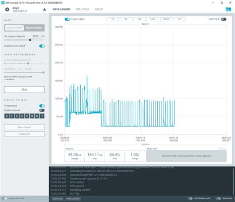 Power Profiler Software Stops Plotting Nordic Qanda Nordic Devzone Nordic Devzone