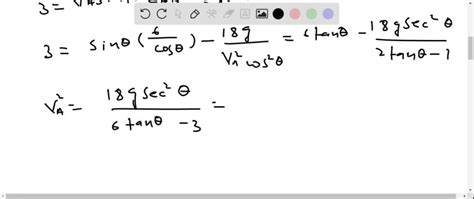 solved determine the minimum initial velocity v0 and the corresponding