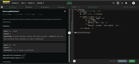 Mohammad Irshad Ali On Linkedin Geekstreak2024 Day3 Codingchallenge Geeksforgeeks